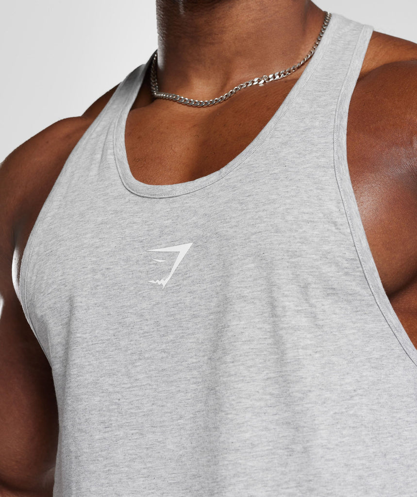 Gymshark Critical 2.0 Stringer - Light Grey Marl | Gymshark